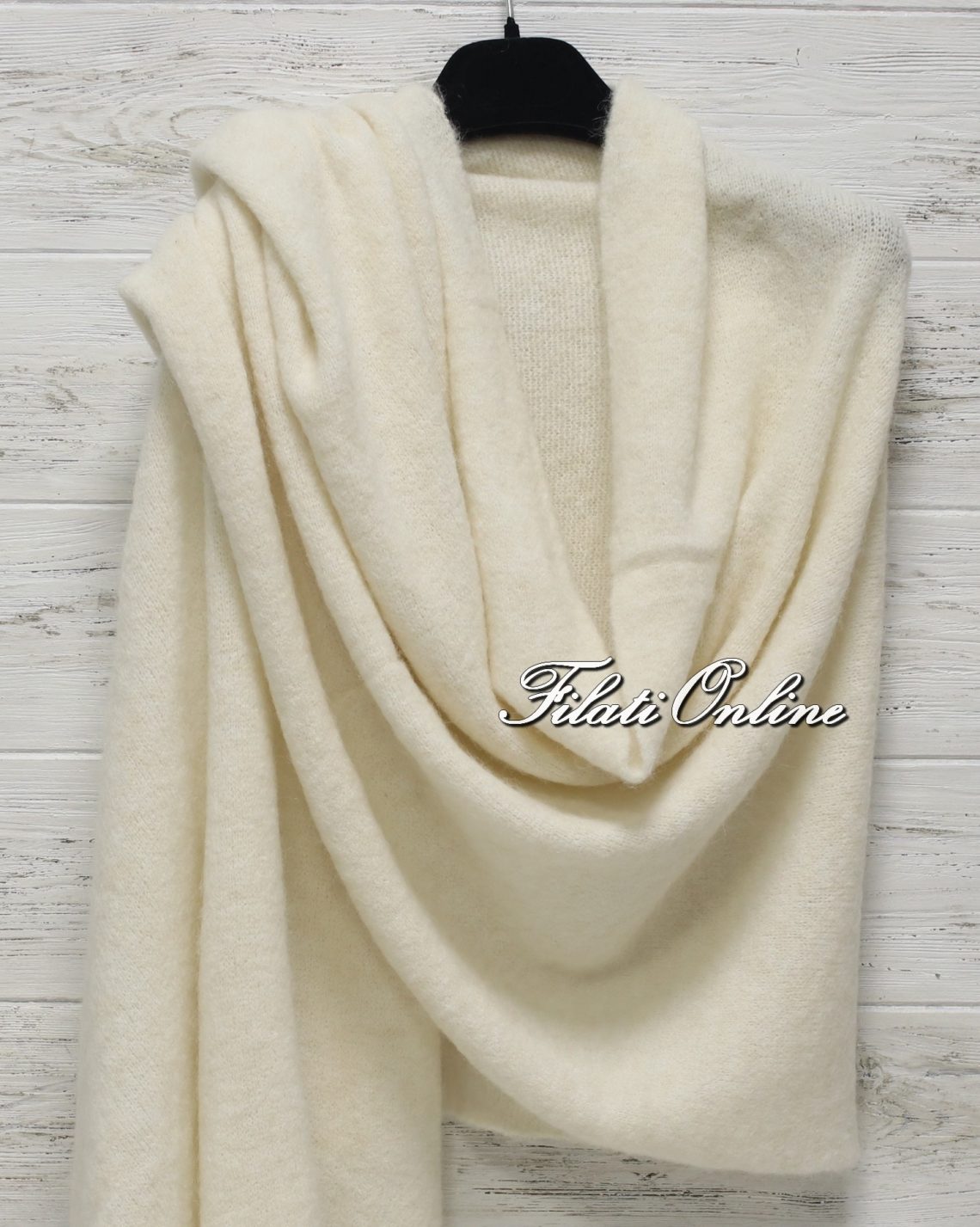 R202 Stola rasata in misto mohair elasticizzata morbidissima color ...