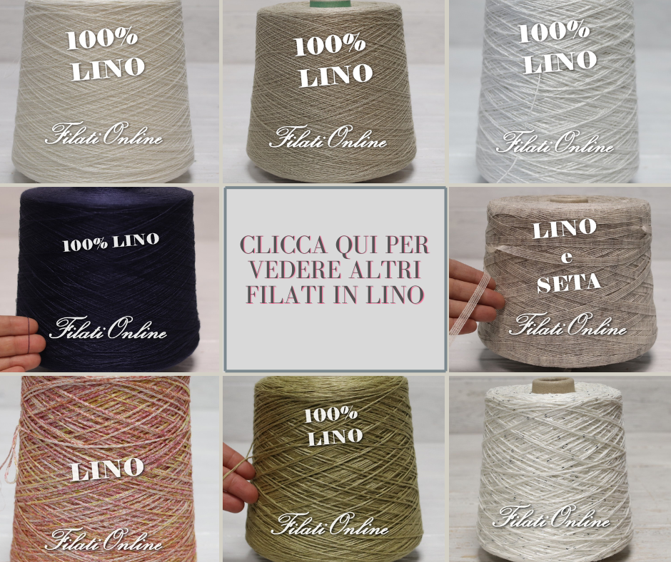 FILATI ON LINE - VENDITA FILATI ITALIANI PREGIATI DI STOCK | LINO